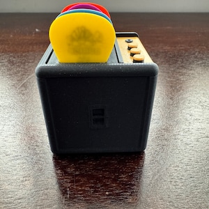Amplifier Style Guitar Pick Holder - Personalised Plectrum Organiser ...