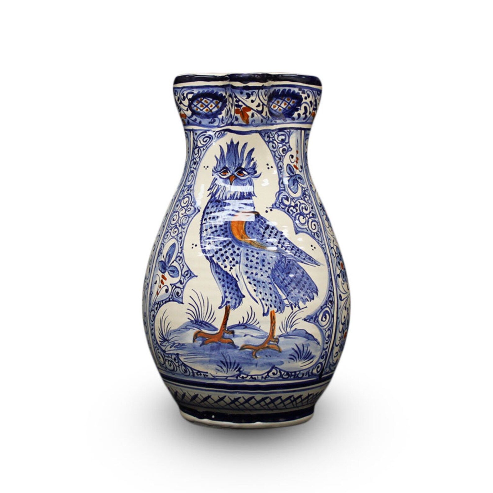 Italian Handmade Jug 2L With Owl. Art Pottery Made in Tuscany - Etsy