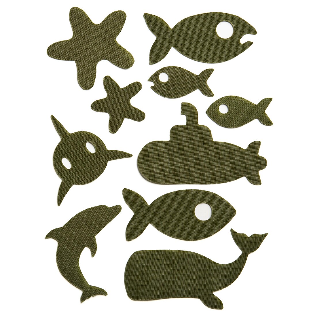 SEA – OLIVE GREEN Down Jacket Repair Patch Kit – 9 Self-adhesive ...