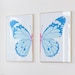 Blue Preppy Butterfly Print (digital),y2k Aesthetic Preppy Split ...