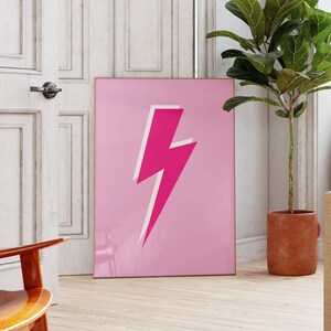 Retro Preppy Thunder Wall Art digital Y2K Aesthetic Preppy - Etsy