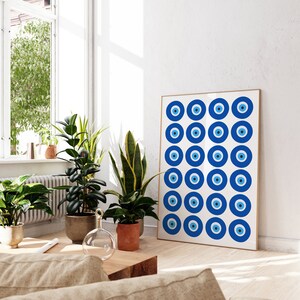 Blue Preppy Wall Art Pack of 9 (digital Download), Digital Print ...