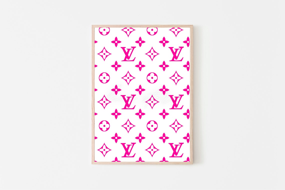 Pink Preppy Wall Art Pack of 6 digital Download Preppy Wall - Etsy