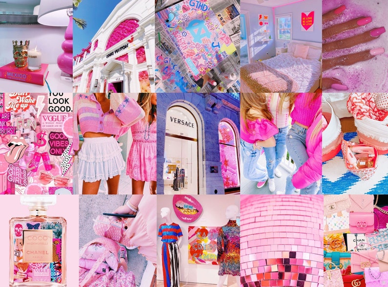Preppy Collage Kit With 50+ Pictures (digital Download), Digital Print ...