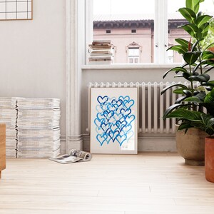 Blue Preppy Wall Art Pack of 9 (digital Download), Digital Print ...