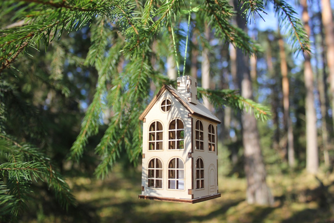 Christmas Wooden House - Mini House - Christmas Decoration - Christmas ...