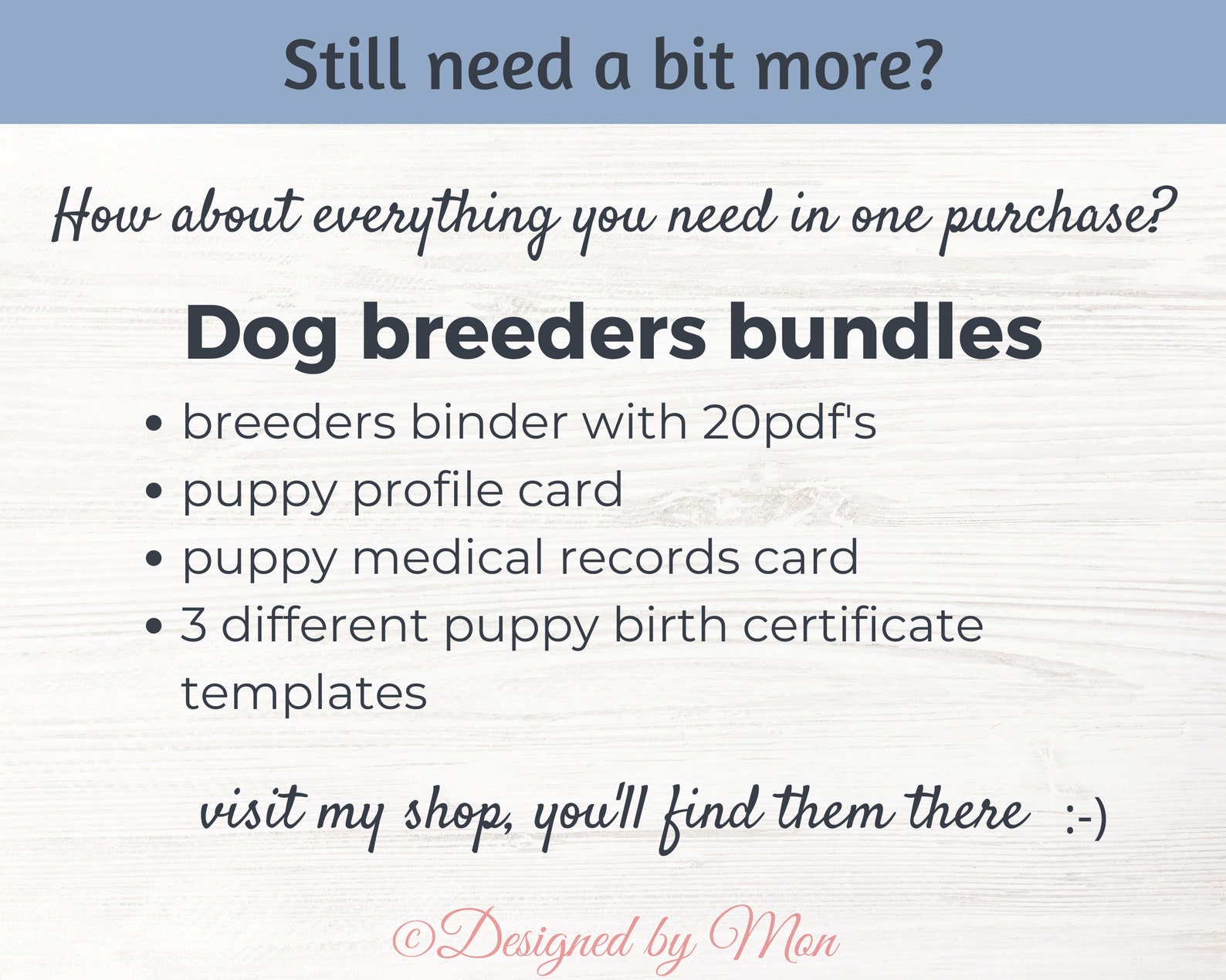 Basic Breeder Charts and Breeder Forms Bundle for Puppy | Etsy