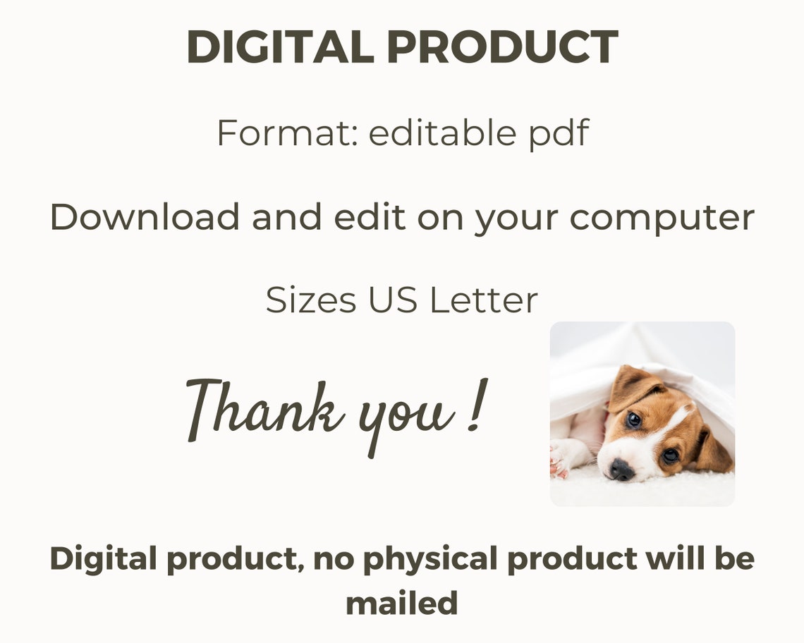EDITABLE Dog Breeder Records for Dog Breeding Dog Breeder Forms ...