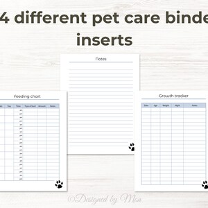 Minimalist Pet Planner for New Puppy Owners - Puppy Planner | Pet Care ...