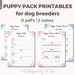 Printable Pet Planner for New Puppy Owners, Puppy Planner, Puppy ...
