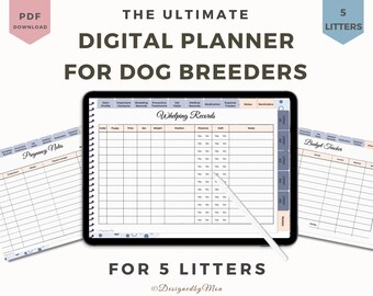 Dog Breeding Forms - Etsy