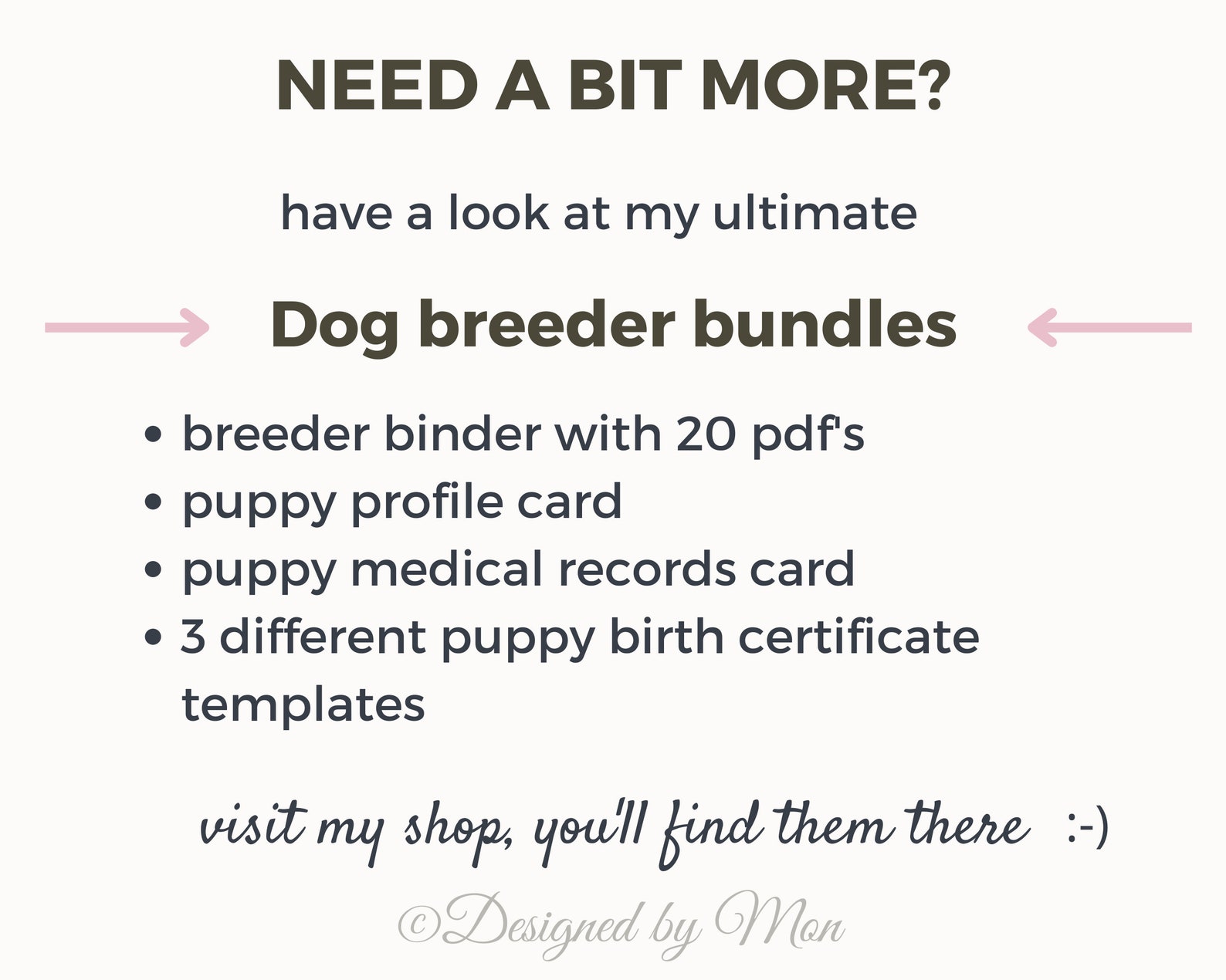 Basic Breeder Charts and Breeder Forms Bundle for Puppy - Etsy