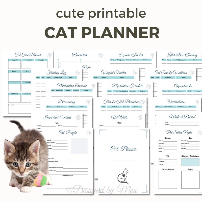 Pet Planner - Etsy