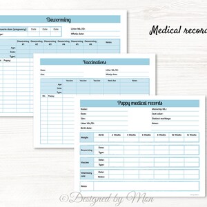 EDITABLE Dog Breeder Records for Your Dog Breeding Business - Dog ...