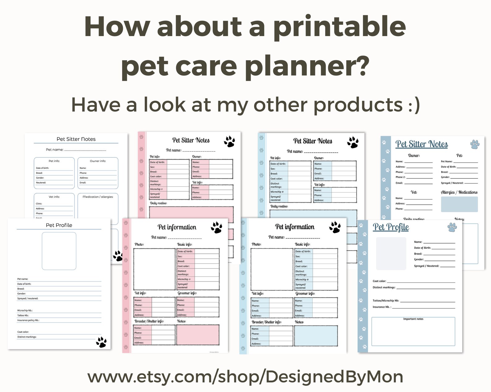 New Puppy Essentials Printable Checklists, New Puppy Shopping List ...