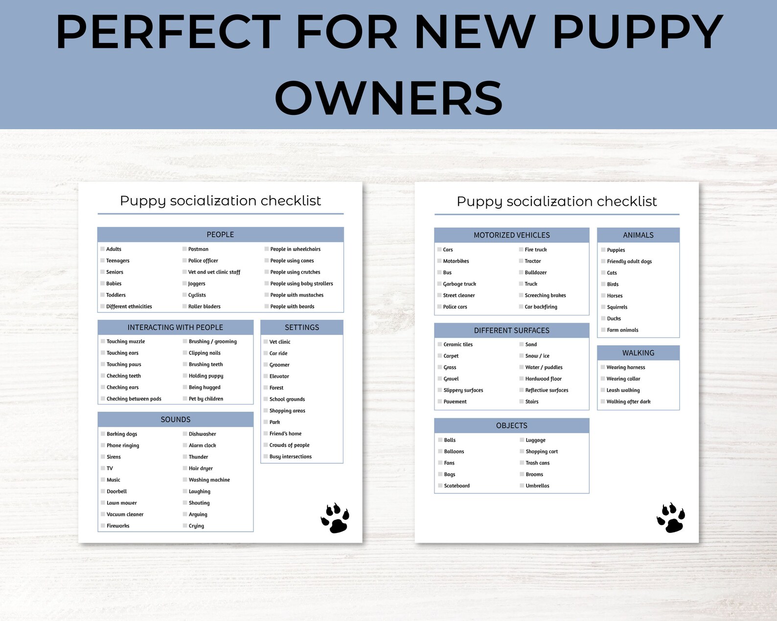 Printable Pet Planner for New Puppy Owners Puppy Planner - Etsy