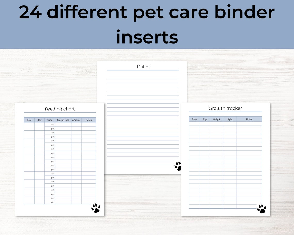 Printable Pet Planner for New Puppy Owners Puppy Planner - Etsy