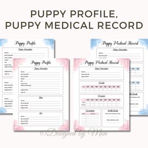 Puppy Pack Printables for Dog Breeding - Puppy Kit | Puppy Packs | Dog ...