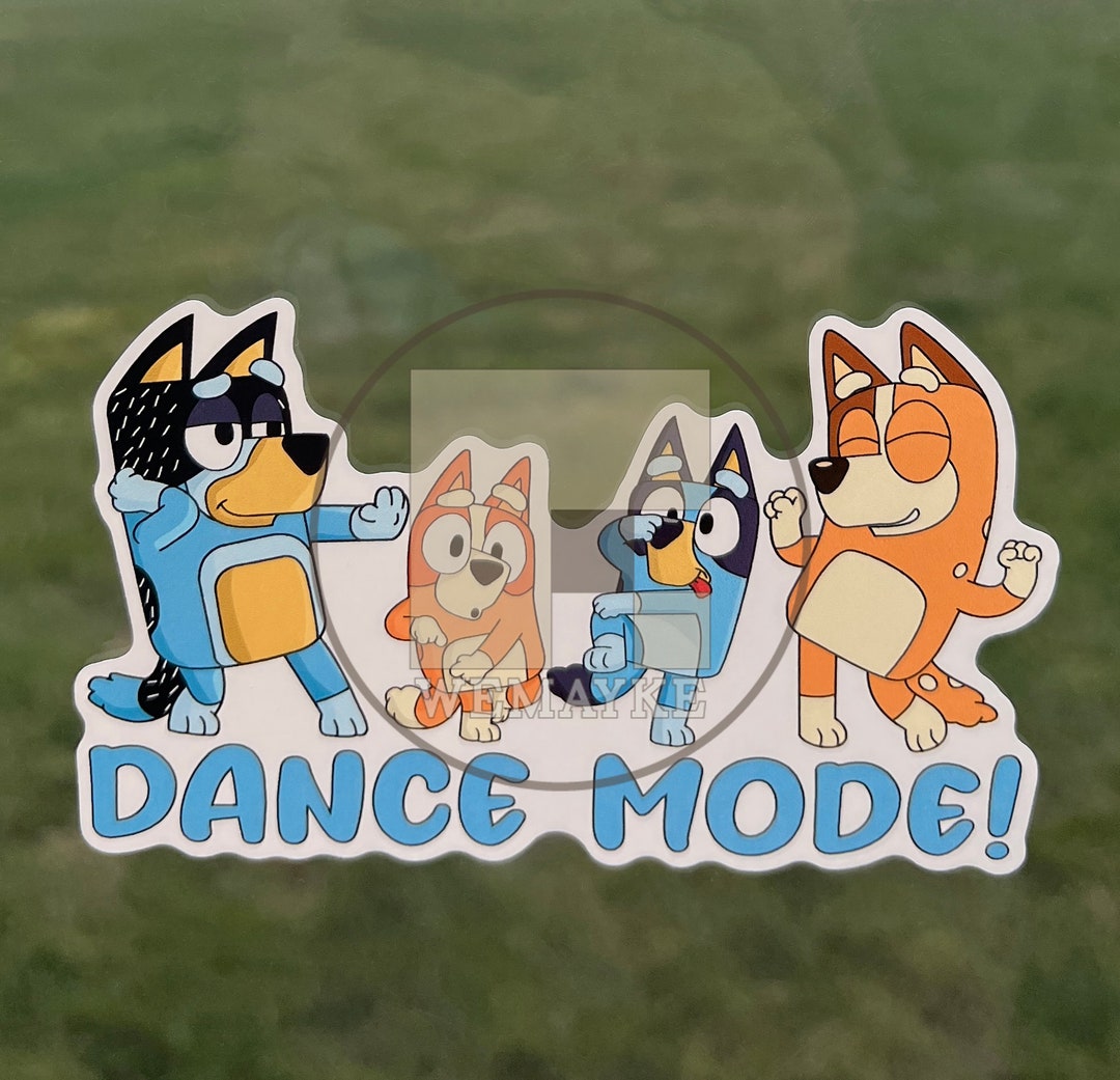 Dog Family / Dance Mode / Waterproof Vinyl Sticker Decal - Etsy