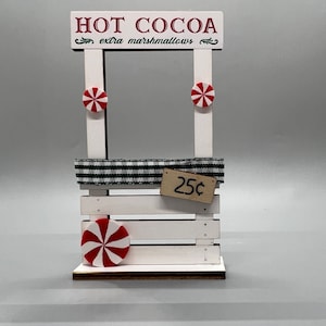 Hot Cocoa Decor Mini Hot Cocoa Stand Tier Tray Decor Hot Cocoa Stand - Etsy