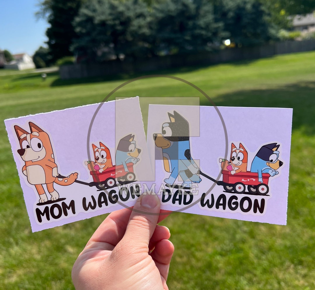 Dog Family - Mom Wagon and Dad Wagon Bundle/ Nana Wagon/ Nanny Wagon ...