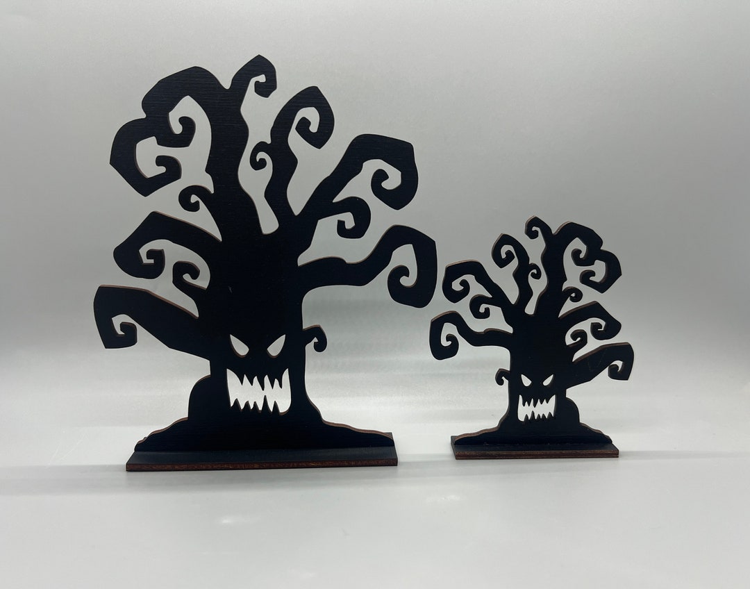 Spooky Tree - Halloween Tiered Tray Decor - Mini Spooky Tree ...