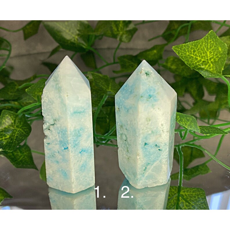 Blue Hemimorphite Towers | Etsy