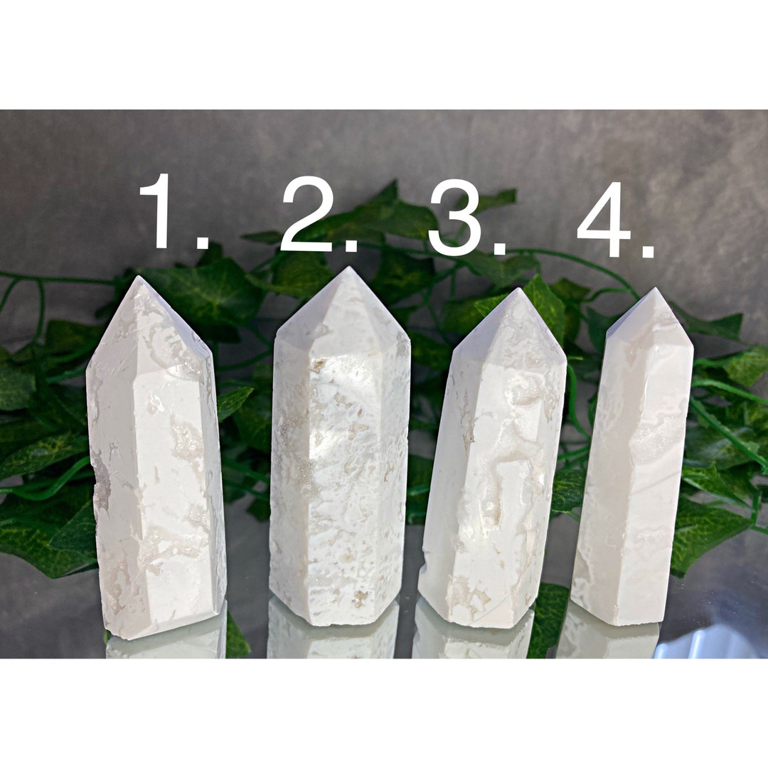 Snow Agate Towers - Etsy