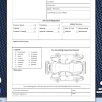 Auto Detailing Price Sheet, Auto Detailing Flyer, Auto Detailing, Auto ...
