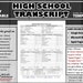 What is a High School Transcript? Here is My High School Transcript ...