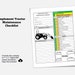 Printable Tractor Checklist Template (uneditable PDF), Tractor ...