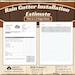 Rain Gutter Installation Estimate, Invoice & Work Order Template ...