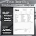 Auto Detailing Invoice Template or Estimate for Auto Services - Auto ...