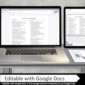 Commercial Cleaning Checklist for Reception Area, Lunch/kitchen Areas ...