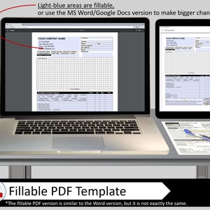 Rain Gutter Installation Company Estimate, Invoice or Work Order ...