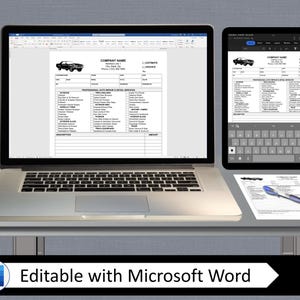 Auto Detailing Invoice Template or Estimate for Auto Services - Auto ...