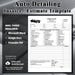Auto Detailing Work Order Template and Pre-detailing Vehicle Inspection ...