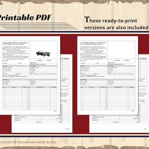 Florida Auto Repair Invoice Template WORD, Auto Repair Estimate ...