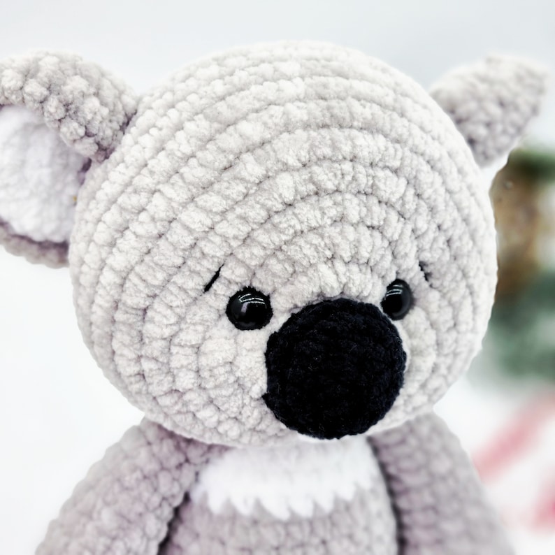 Crochet Koala Pattern Crochet Koala Bear Pattern Amigurumi | Etsy