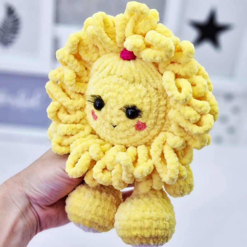Crochet Sun Pattern Sun Crochet Sunshine Amigurumi Sun - Etsy