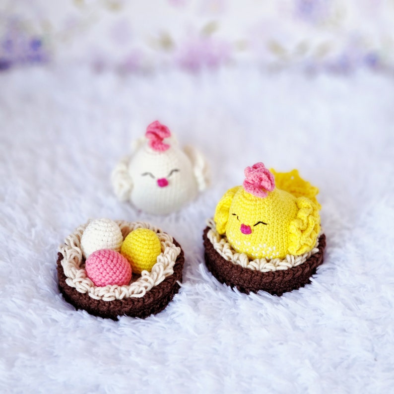 Crochet Chicken Pattern Plush Chicken Pattern Crochet Bird | Etsy