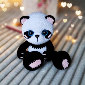 Crochet Teddy Bear Pattern Crochet Panda Bear Amigurumi Panda Plush ...