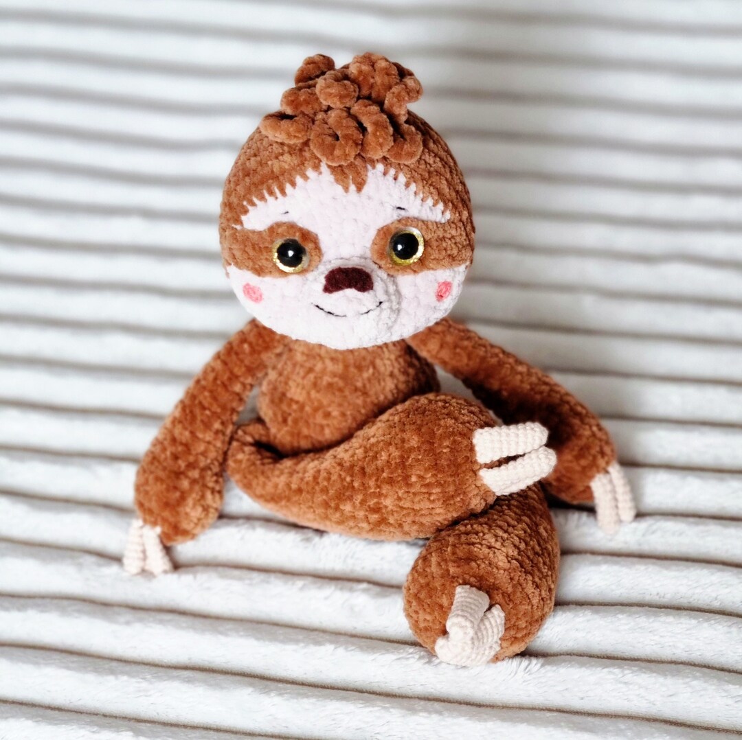 Crochet Sloth Pattern Crochet Sloth Amigurumi Sloth - Etsy