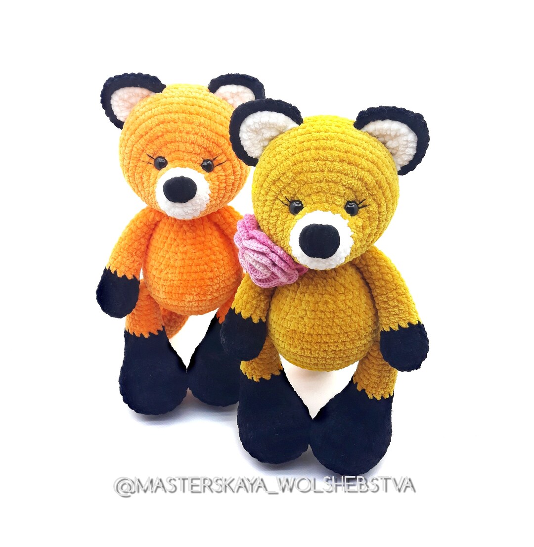 Crochet Fox Pattern Amigurumi Fox Crochet Forest Animals - Etsy