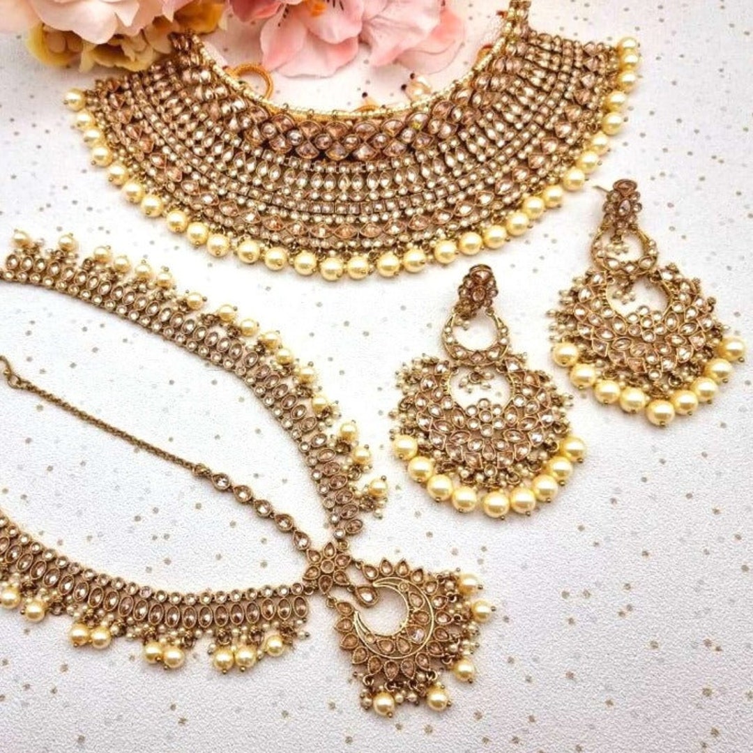 Adhira Bridal Jewellery Set Etsy