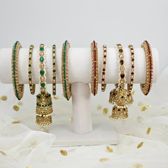 Jhumka bangles set store