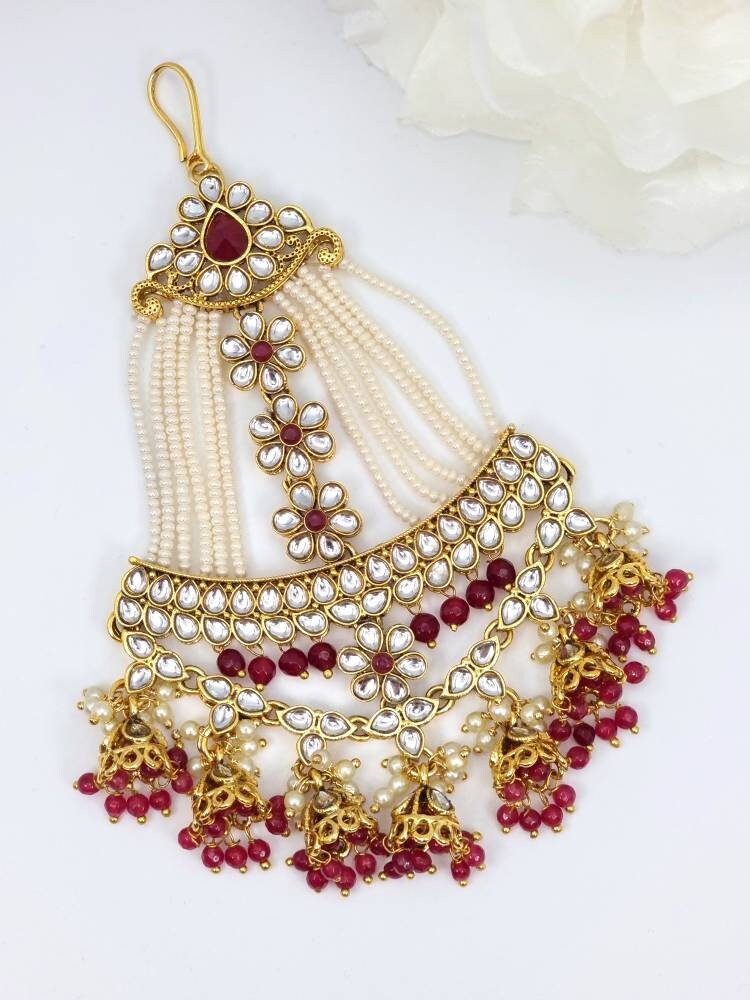 This Gold And White Passa Is Enhanced With Moti Work Buy, 60% OFF