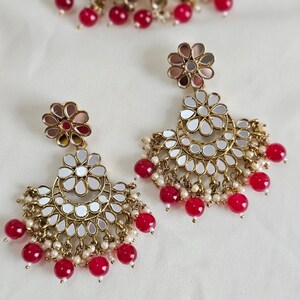 Mirror Work Jewelry Set, Indian Jewelry, Pakistani Jewelry, Panjabi ...