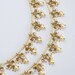 Antique Gold Polki Stone Anklets: Indian Pearl Jhanjara (pair) - Etsy
