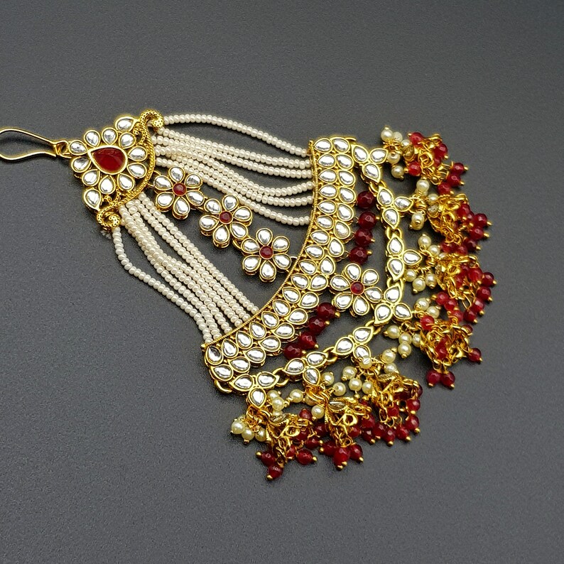 Royal Bridal Passa/ Jumar/ Head-piece Indian Jewelry Pakistani Jewelry ...